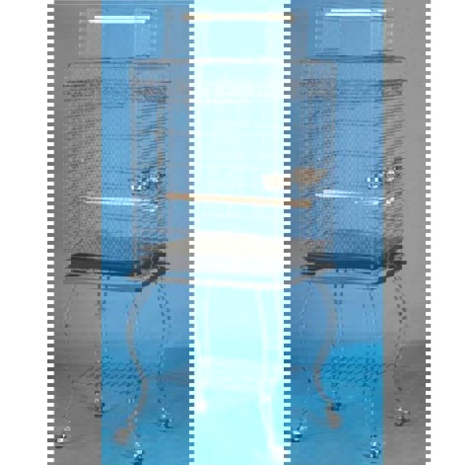 Flat Open Top Bird Cage 20"x 20" Parrot with Stand - EP Distributors ...