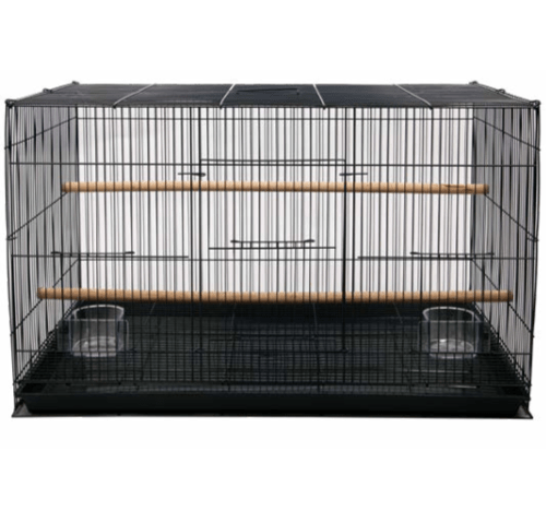 Extra Wide Exercise Bird Cage 76cm Black 2473 - EP Distributors Pty Ltd