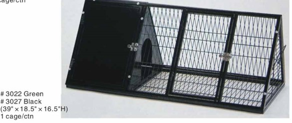 Metal Triangle Rabbit Cage 39 Inch (99cm) Green 3022 - EP Distributors ...